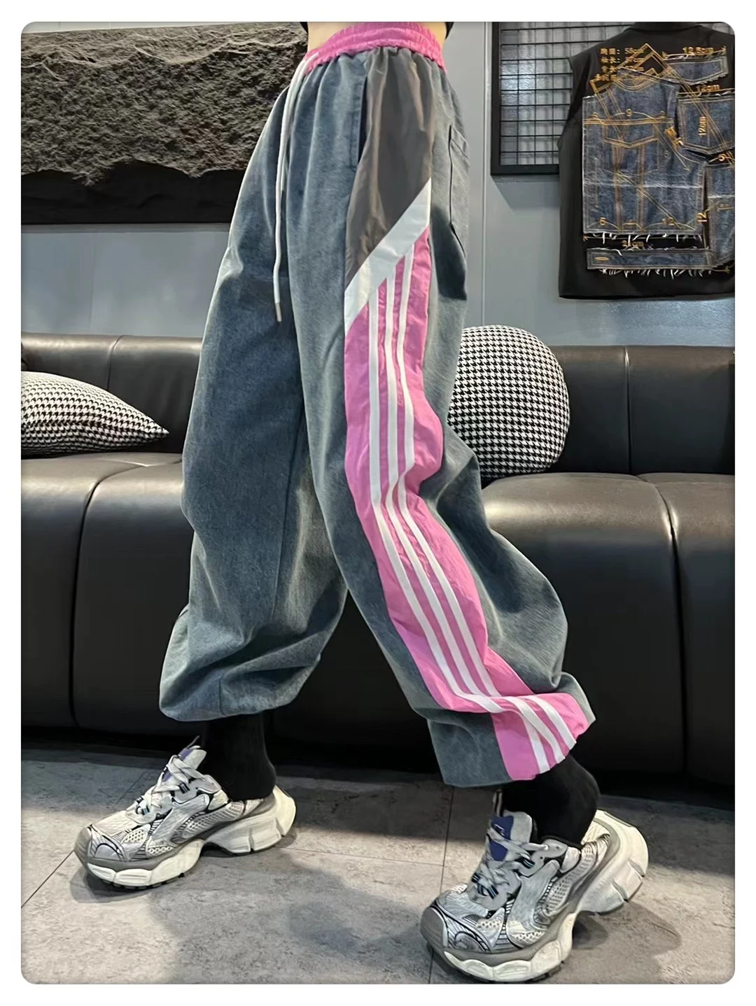 Alibaba.com: Mcgreen Star Women High Waist Stretch Trousers with ...