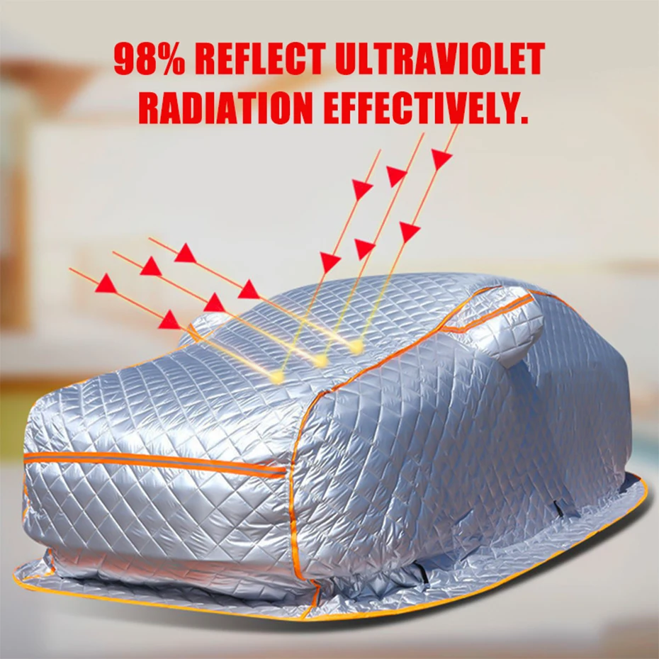 Winter Car Covers Waterproof Dustproof Car Cover Outdoor Cotton ...