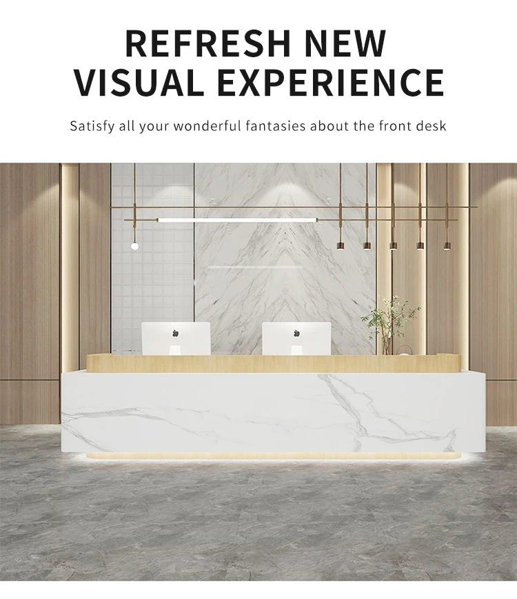 Front Desk Reception Salon Reception Desks Executive Office Furniture ...