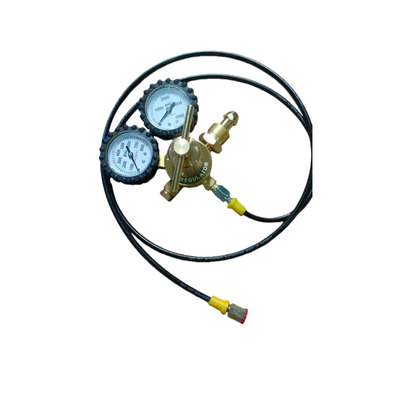 Hydraulic Valve High Pressure Nitrogen Pressure Reducer American CGA580 ...