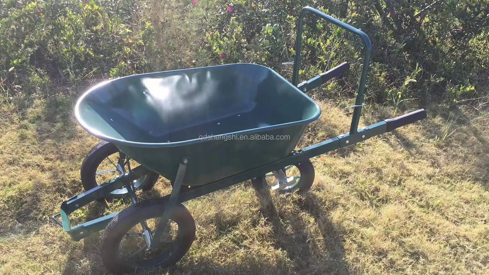Three Wheels Wheelbarrow - Heavy Duty Garden & Construction