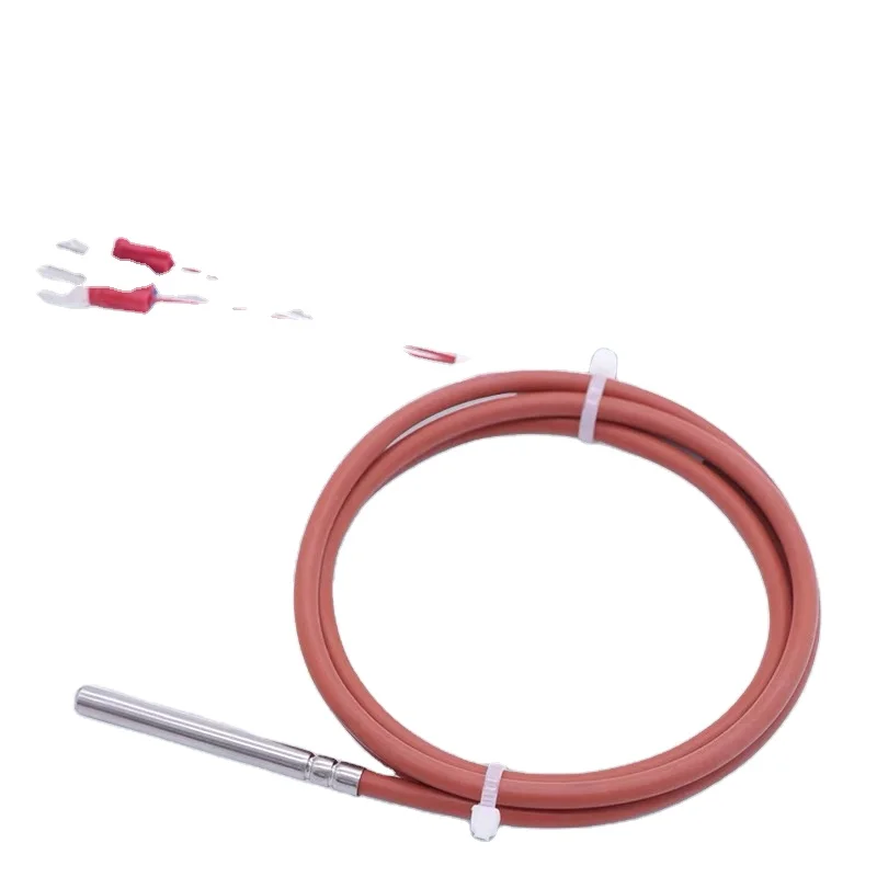 High Precision Pt100 Platinum Thermal Resistance Silicone Wire ...