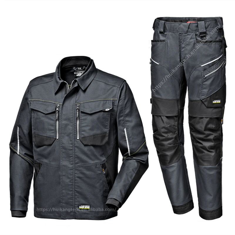 Custom Cargo Work Pants Jacket Clothes Sets Safety Hard Wear Reflex ...