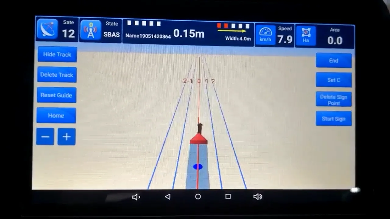 Jy100 Tractor Guidance System With Gnss Gps Antenna High High-precision ...