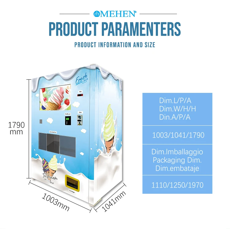 Mehen Ice Cream Vending Machine - Creamy Treats Anywhere