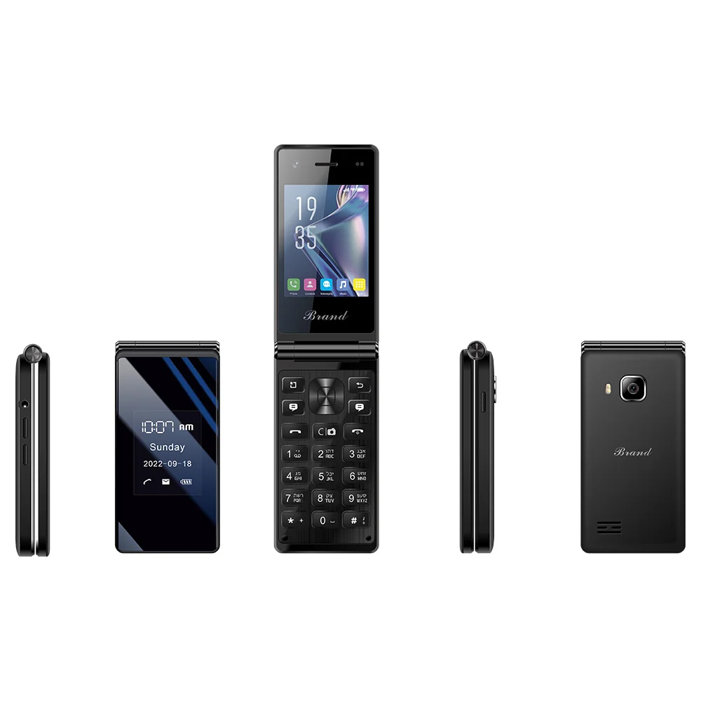 New 4G Button Touch Screen Smartphone - Basic Kosher Flip Phone