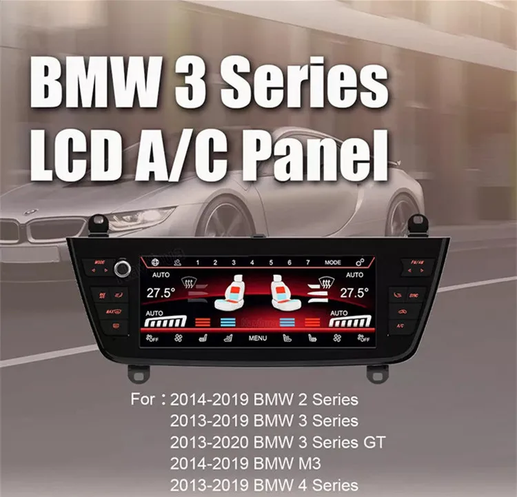 Upgrade BMW 3 Series 2013-2019 AC Control with LCD Touch Screen