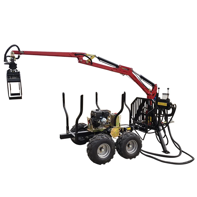 Forestry Machinery UTV / Tractor / Pickup Truck 3.4m Timber Wood ...