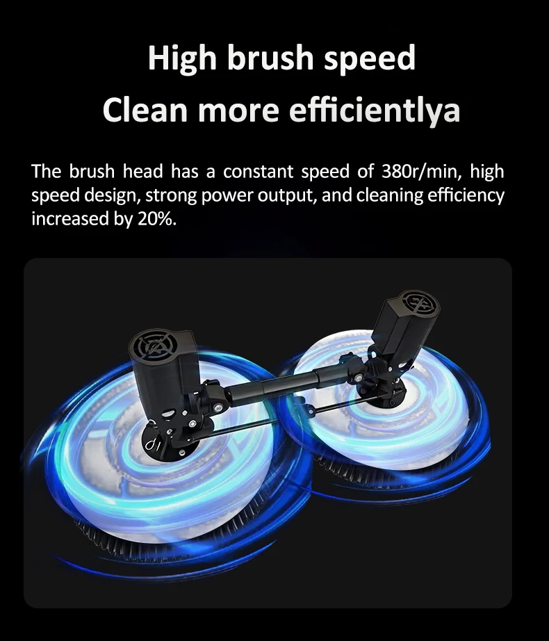 Double-head Photovoltaic Panel Cleaning Machine - Solar Brush