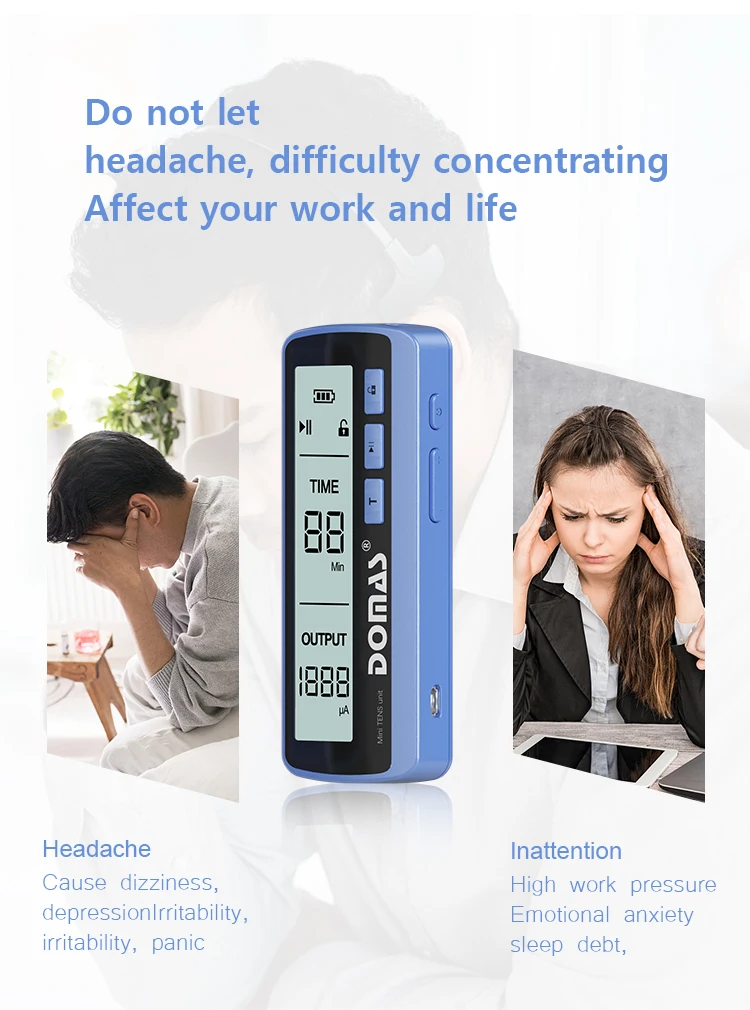 Domas Depression Insomnia Head Pain Relief Device Cranial Transcranial ...