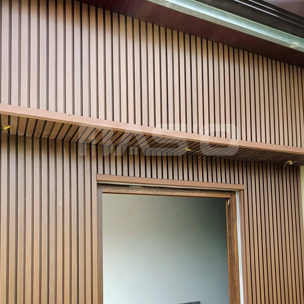 Waterproof WPC Wood Composite Exterior Wall Panels 219x26mm - OEM