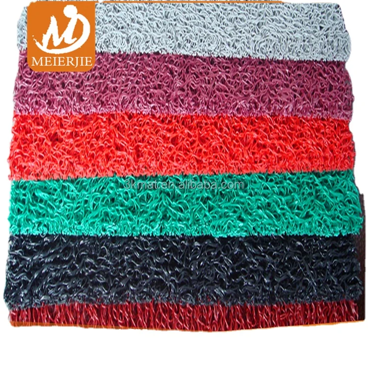 Anti-slip PVC Coil Mat, Vinyl Loop Mat, Noodle or spaghetti mats ...