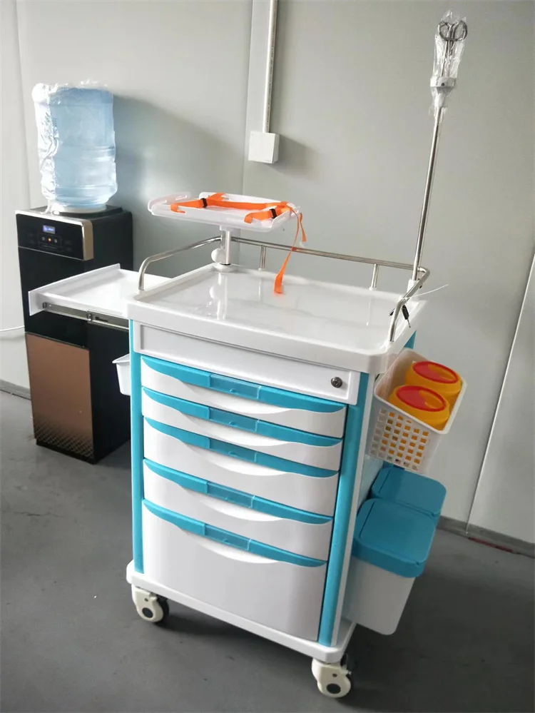 BT-EY005 Hospital Resuscitation Trolley Equipment Emergency ...