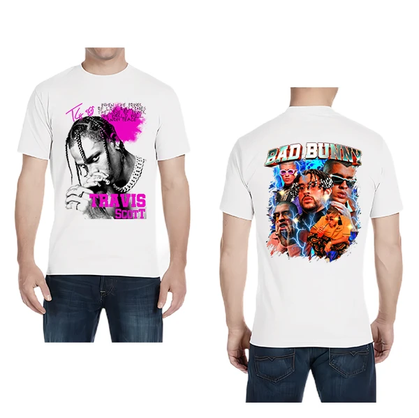 Wholesale Custom Rapper Plastisol Heat Transfers for Clothing