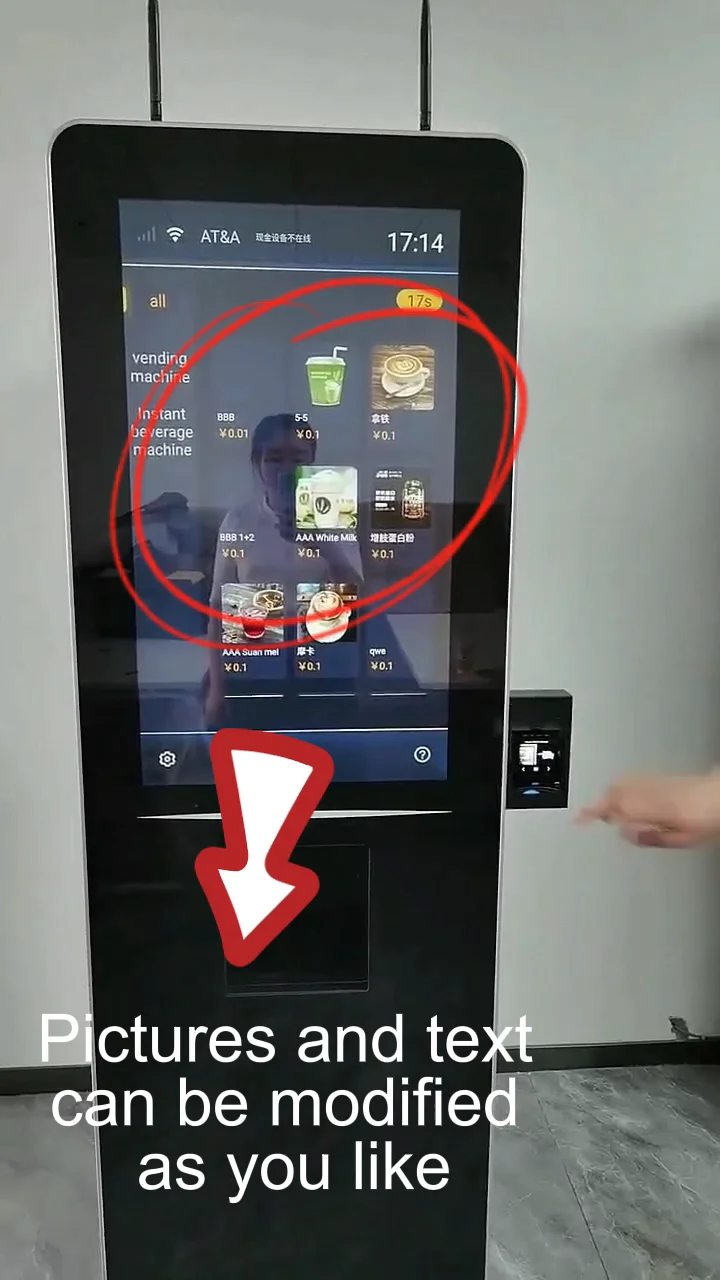Smart Coffee Drink Vending Machine Fully Automatic - Buy Drink Vending ...