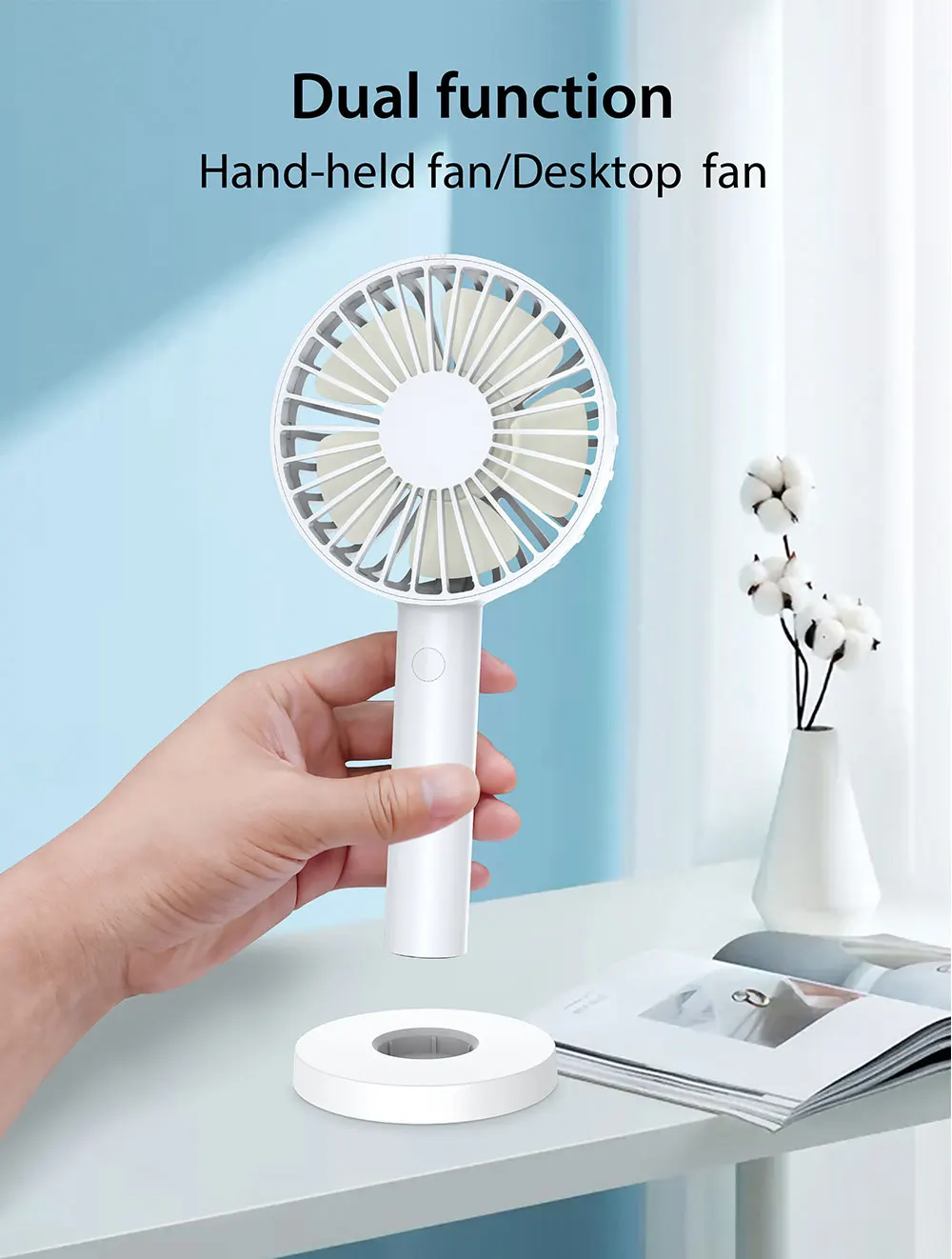 Customization Power Backup Mini Fan Power Bank Mini Fan For Outdoor ...