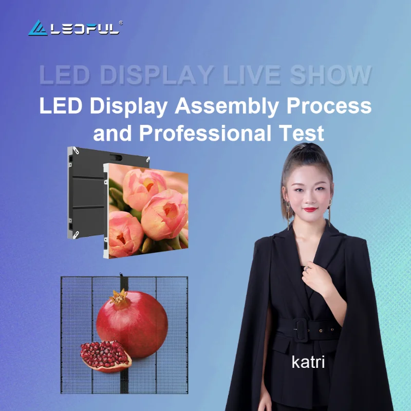 Real time reception for LED display screen project engineers Product ...