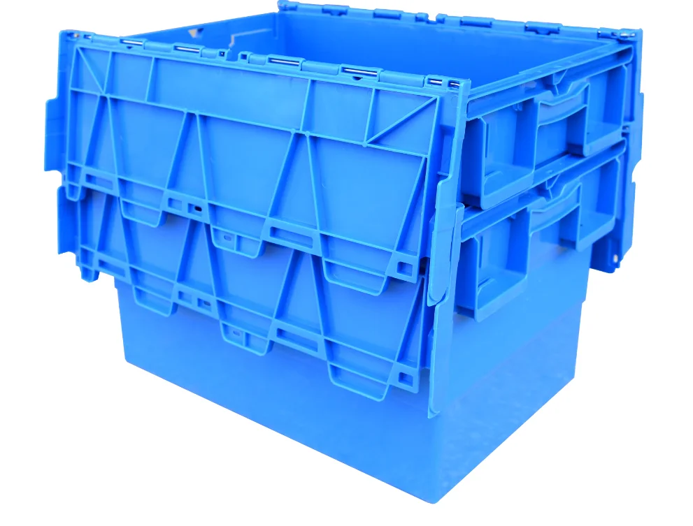 Wholesale Big Crate Price Plastic Storage Stackable Crate With Lid ...