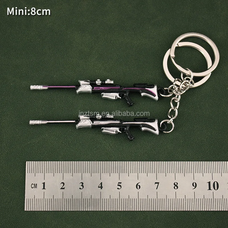 9cm Mini Metal Valorant Keychain Valorant Knife Keychains Mini Valorant ...