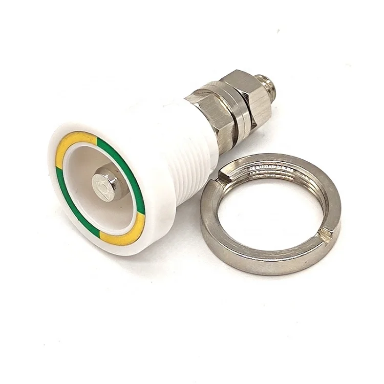 White Grounding Potential Equalization Socket Terminal Connector