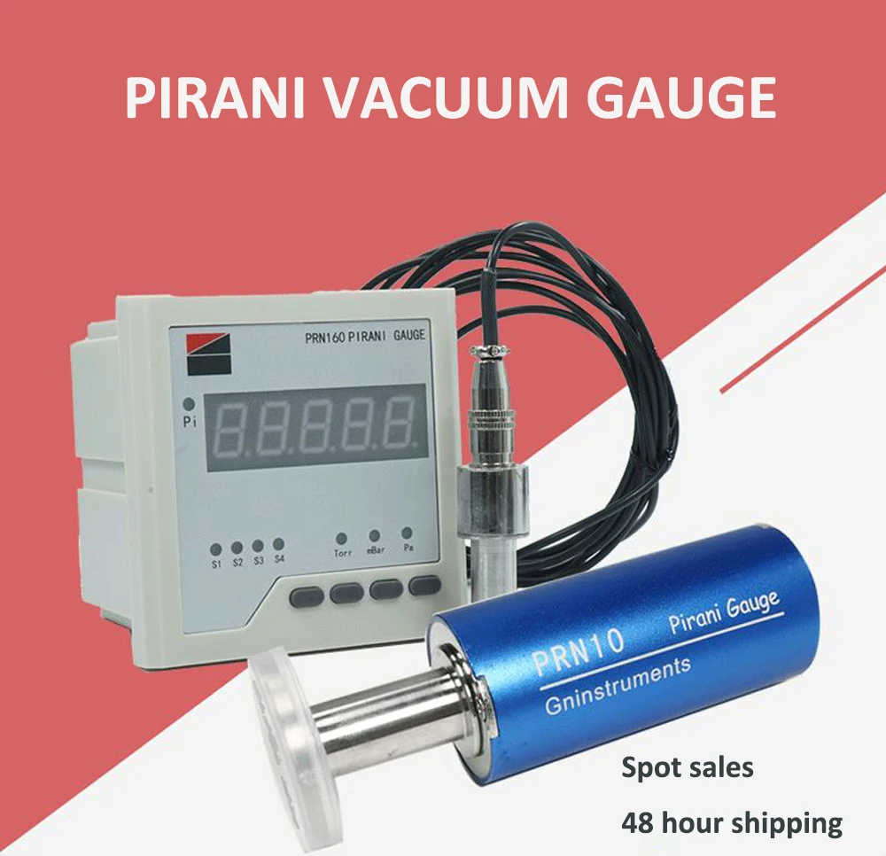 Digital Pirani Vacuum Pressure Gauge for Tube Furnace