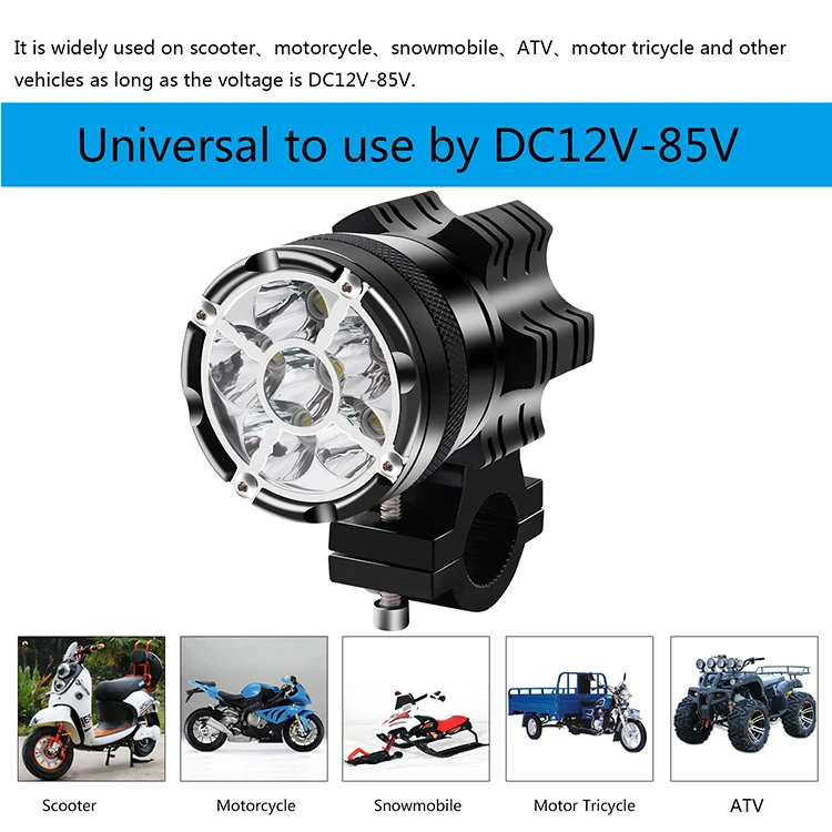 WUPP Motorcycle Lighting System - 12V External LED Lights