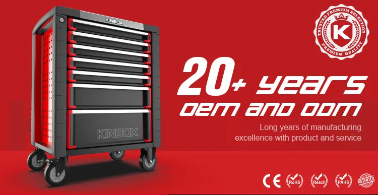 Kinbox Garage Tool Chest Set with 7 Drawers, Durable Tool Storage ...