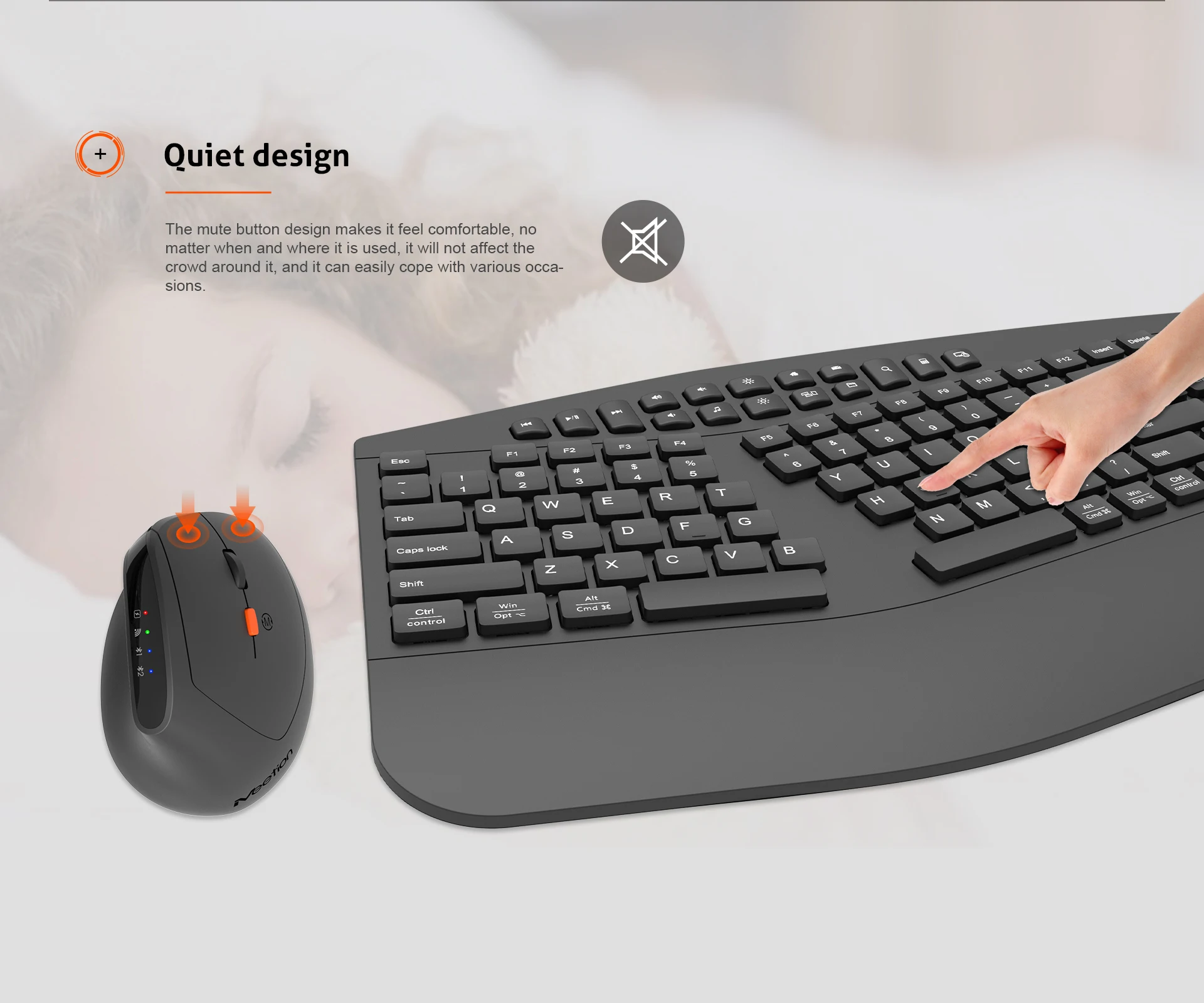 Meetion Directorb Split Keyboard Ergonomic Split Dual Model Windows/mac ...