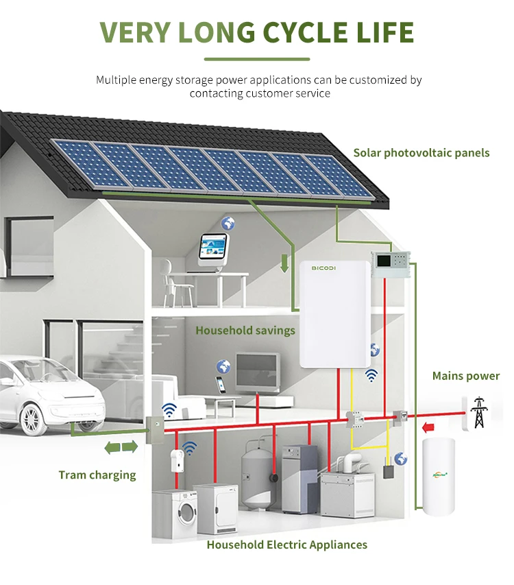 Bicodi Residential 220v Power Station 5kwh 51.2v Lifepo4 Lithium ...