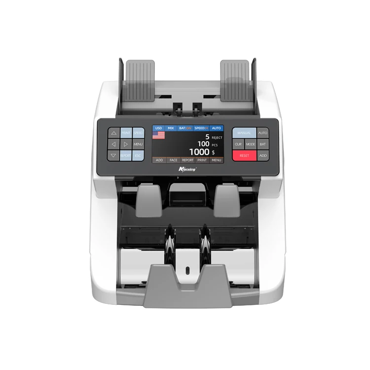 NX-950 Top Loading Dual CIS Multi-Currency Value Counter