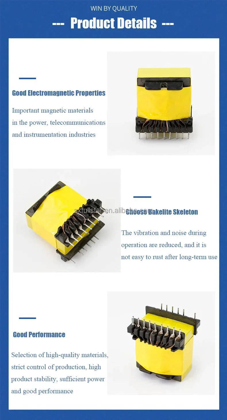 Step Down 220v To 110v 5v 12v 2a Power Transformer Ee19 Smps Flyback High Frequency Ferrite Core ...