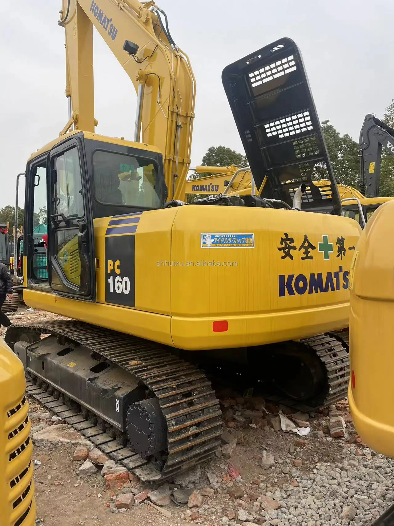 Used Excavator Japan Komatsu Pc160 Digger Used Machinery 16 Tons Used ...