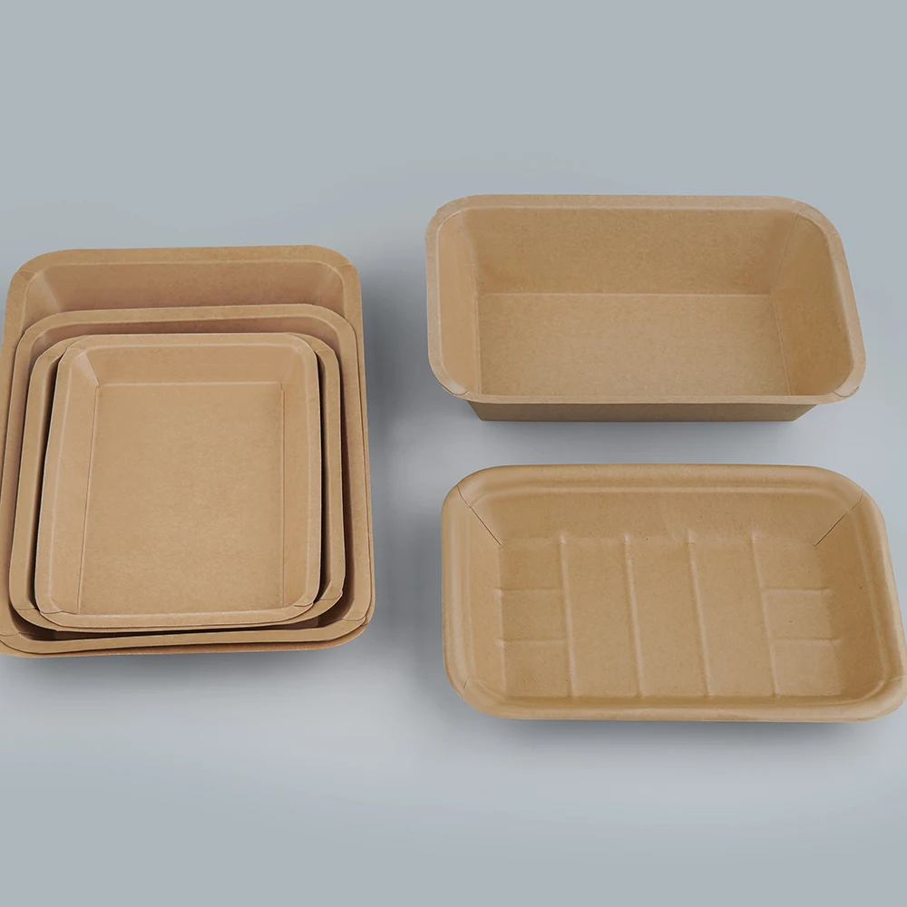 Disposable Paper Lunch Boxes - Eco-Friendly & Convenient