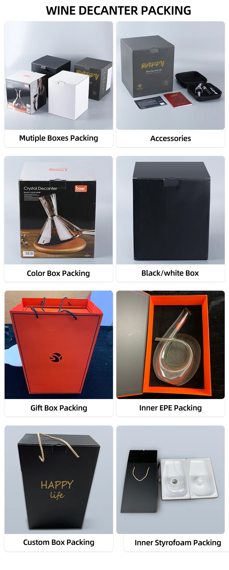 1500ml Hand Blown Snail Shaped Decanter 6 Shaped Lead Free Crystal Glass Wine Decanter - Buy ...