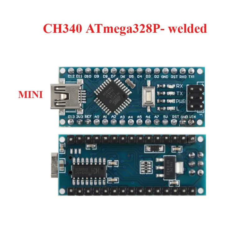 Nano V3.0 Development Board Mini/Type-C/Micro USB Connector CH340/FT232 Driver ATmega328P ...