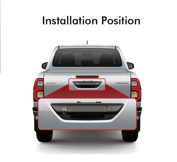Smartour For Toyota Hilux Revo 2015-2020 Vehicle Rear View Pickup Truck ...