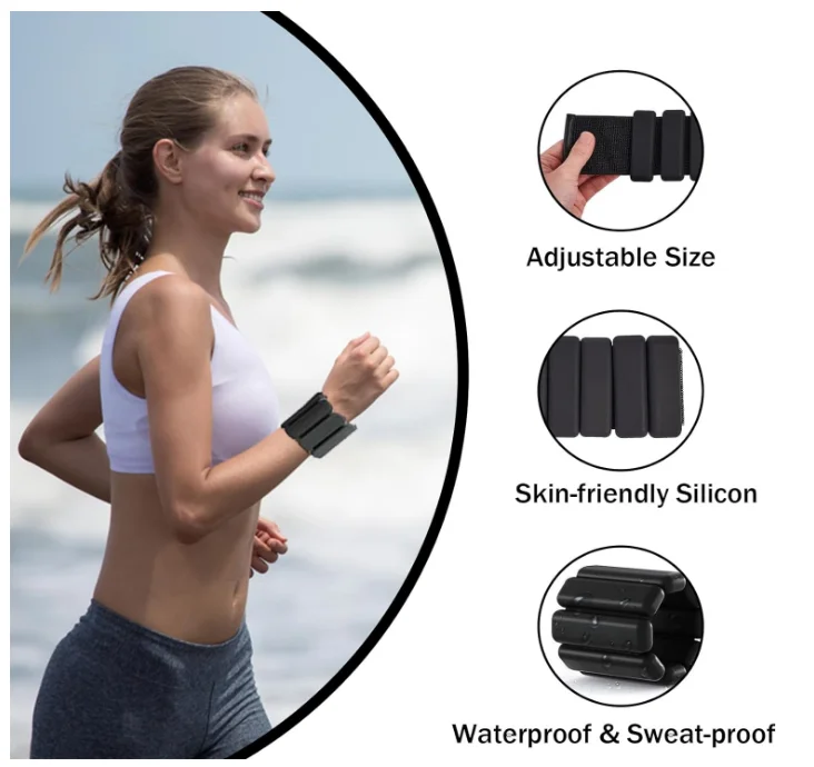 Adjustable Silicone Workout Weights Wearable Silicone Weight Bracelets ...