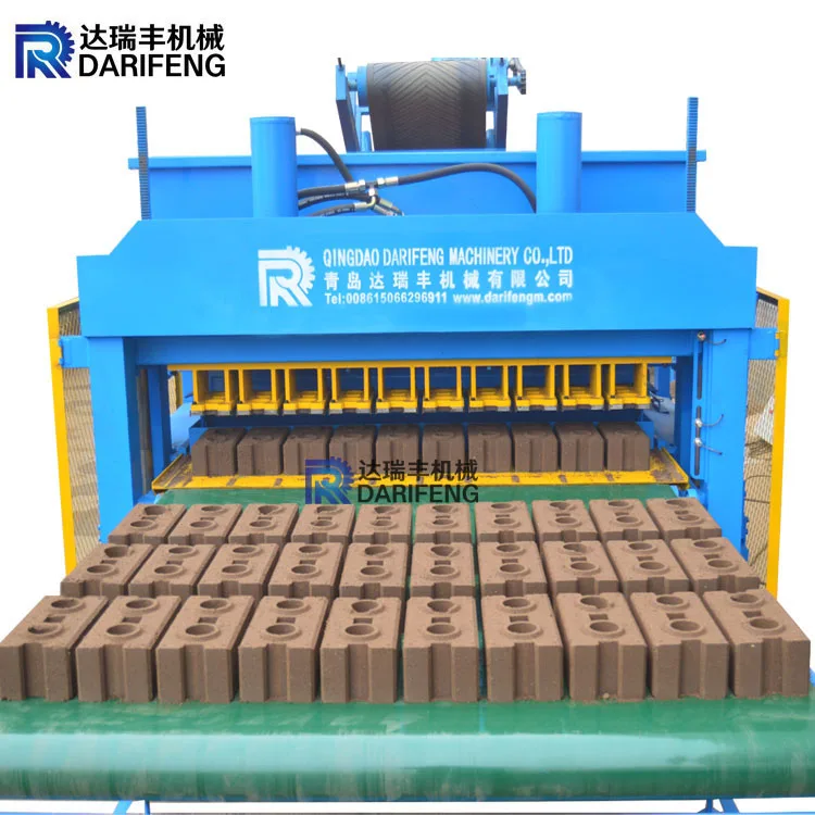 Qt4-18 Full Automatic Hollow Concrete Interlock Cement Block Machine ...