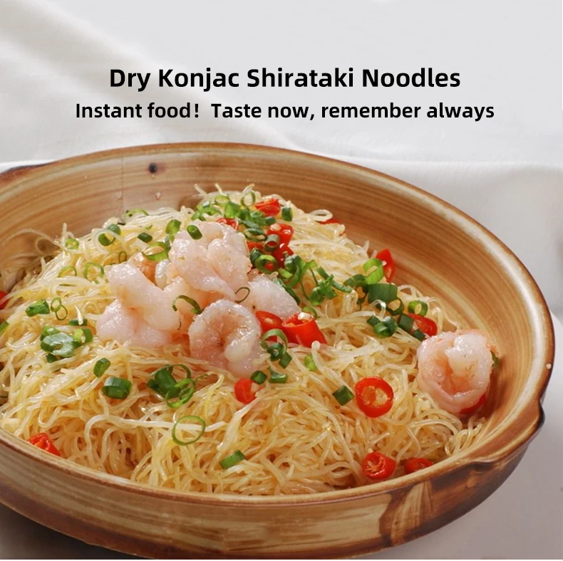 Dried Konjac Shirataki Instant Noodles Bulk Bag Trans-Fat Free Low ...