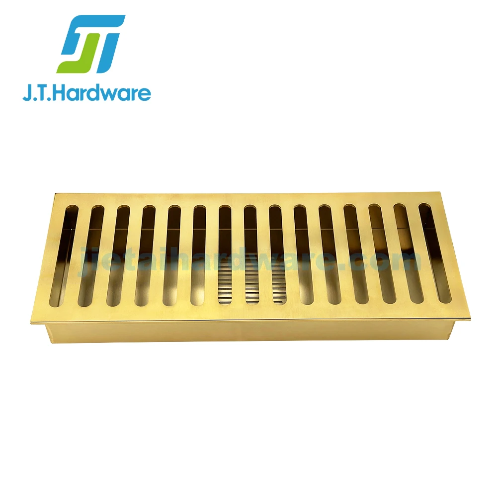 Stainless Steel Rectangular Shower Floor Drain With Removable Cover ...