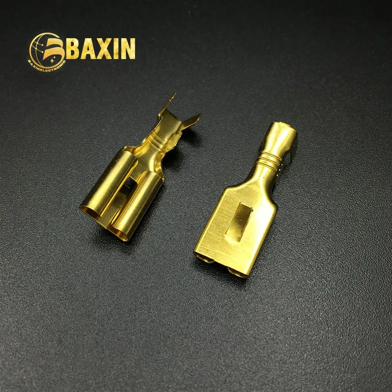 DJ621-E7.8A/B/C Loose Type Brass Crimping Terminal with Back Lock