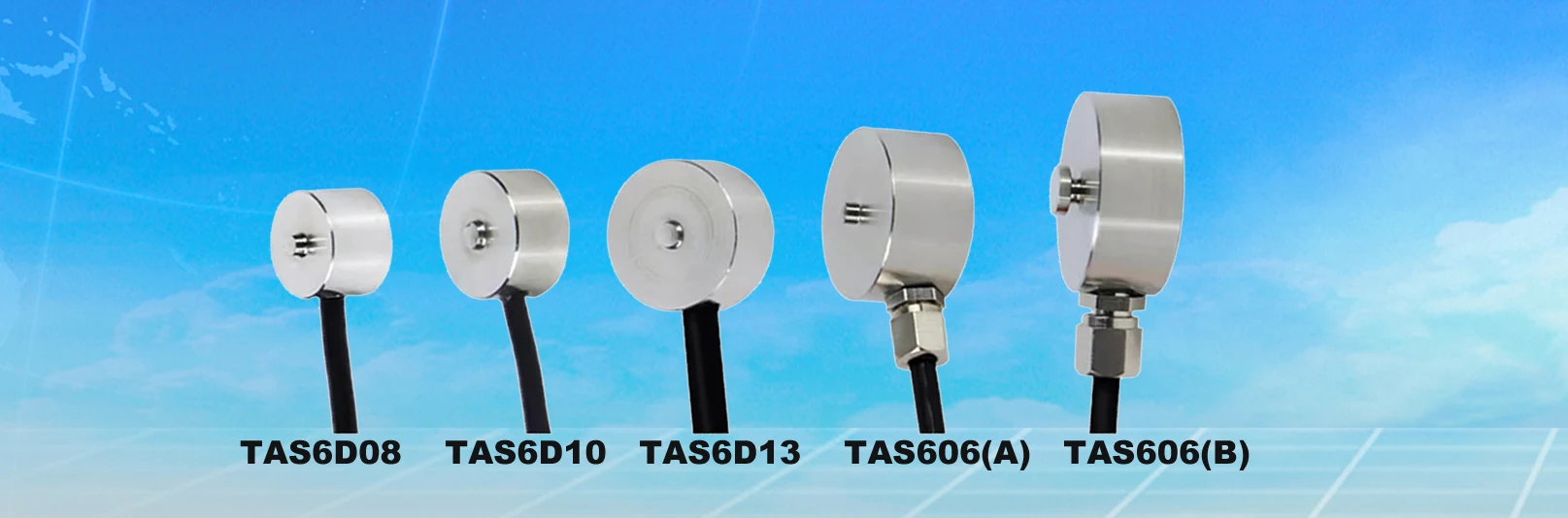 Miniature Button Compression Load Cell TAS606 - 10kg to 500kg Strain ...