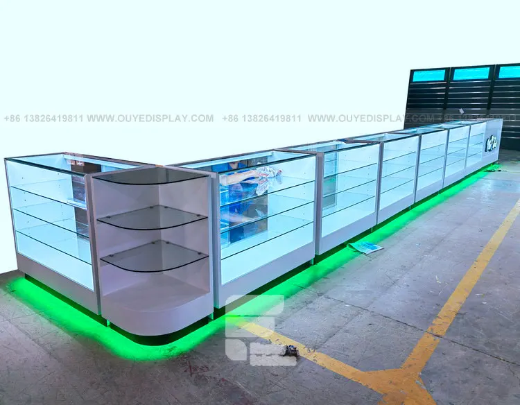 Smoke Shop Showcase Counter Cabinets - Bespoke Shopping Mall
