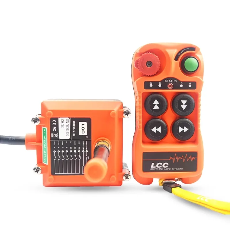 Q400 lifting winch controller overhead crane hoist radio handing ...