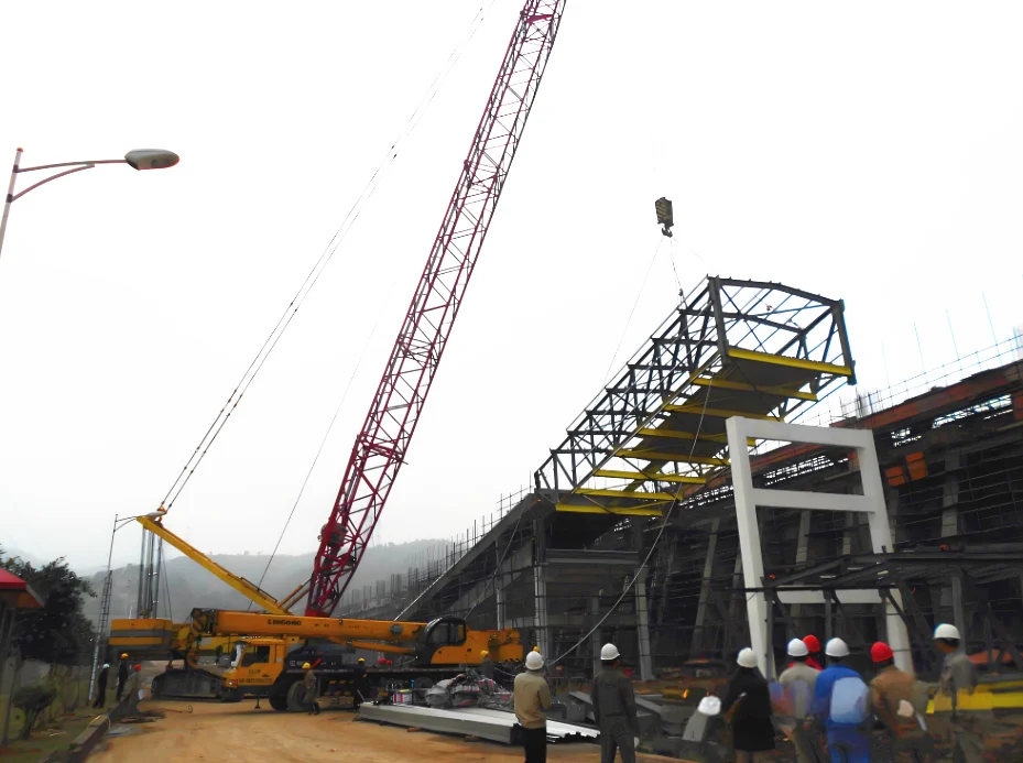Galvanized Steel Frame Truss Structure Reinforced Bridge Design ...