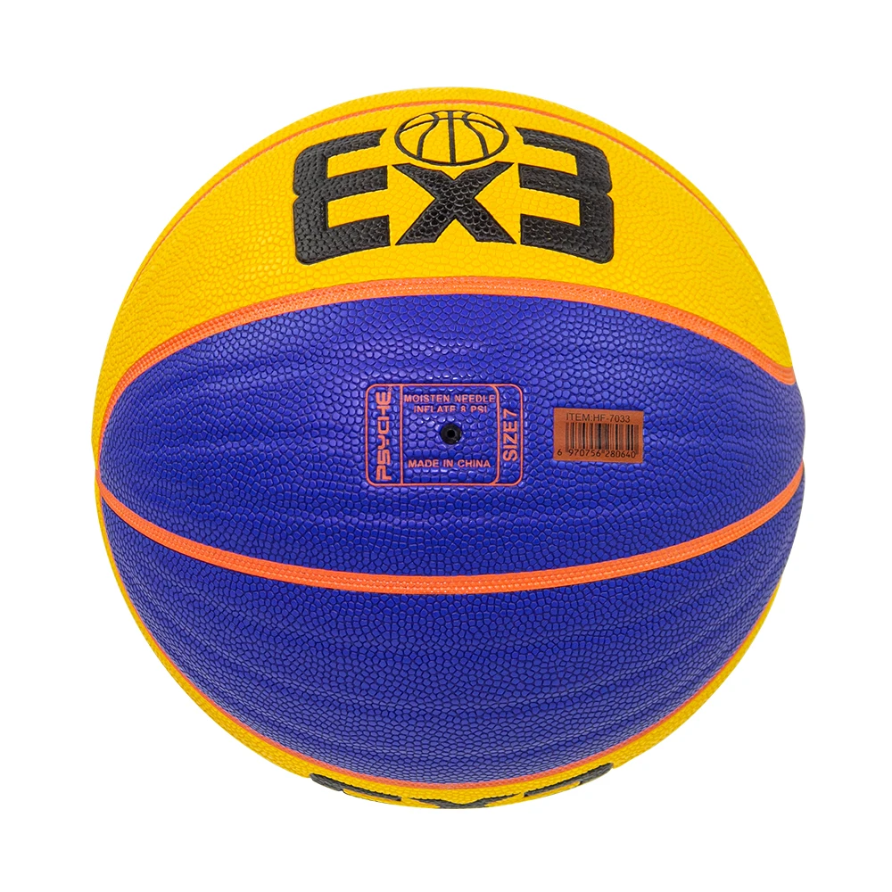 PSYCHE Youth Training Color Basketball Ball - Durable PU Leather