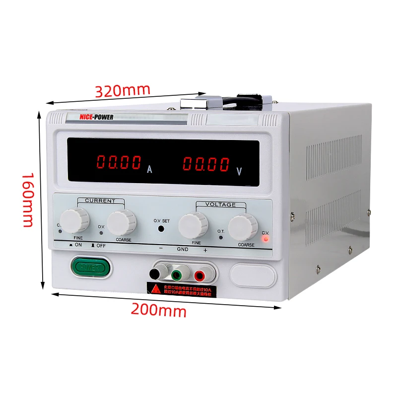 NICE-POWER 3020Kd 30V 20A Dc Stable Power Supply Laboratory Testing ...