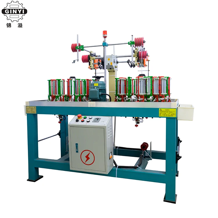 Ginyi High Speed Wire Coaxial Cable Braiding Machine 16 Spindle Round ...