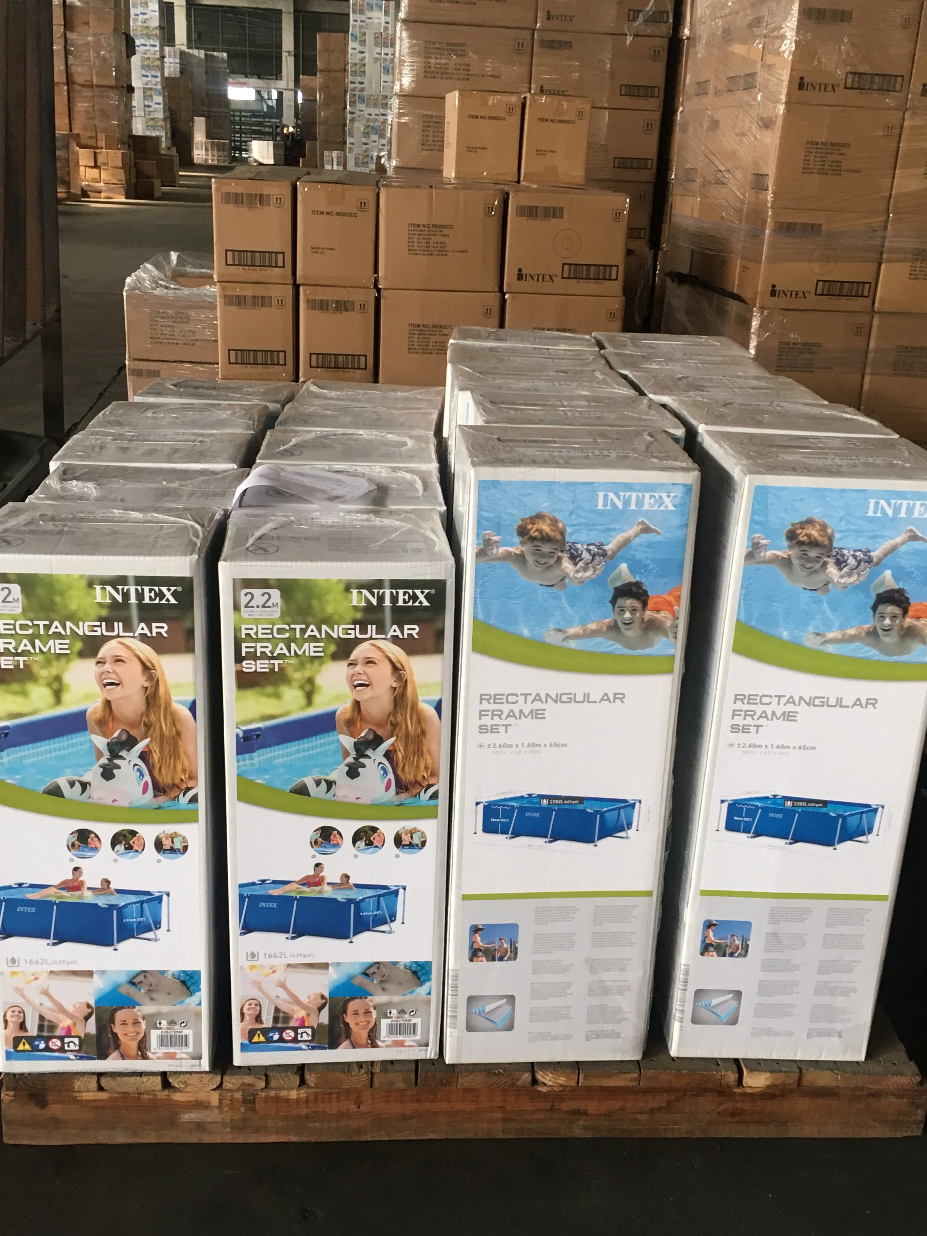 Intex 28270 Pool - Durable, Rectangular Family Swimming Pool