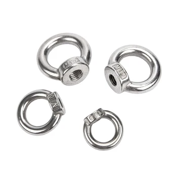 Stainless Steel Wire Rope Eye Nuts 8mm M16 Din 582 Hot Dip Galvanized ...